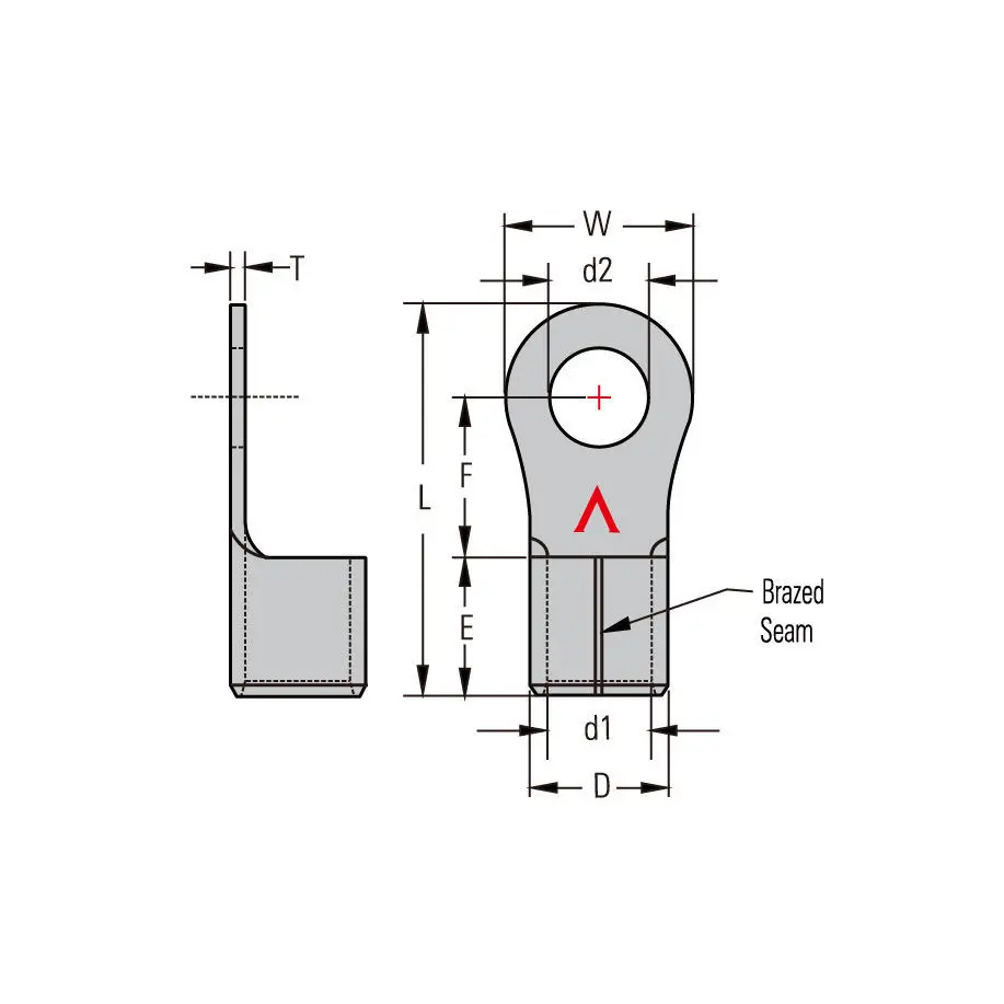 Non-Insulated Ring Terminals-Ring Terminals-Airic